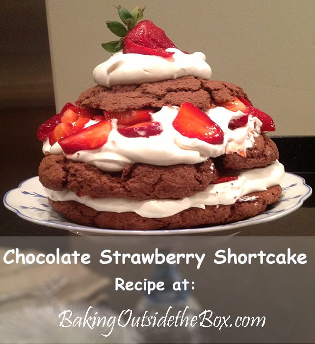 Chocolate Strawberry Shortcake Recipe - Baking Outside the Box